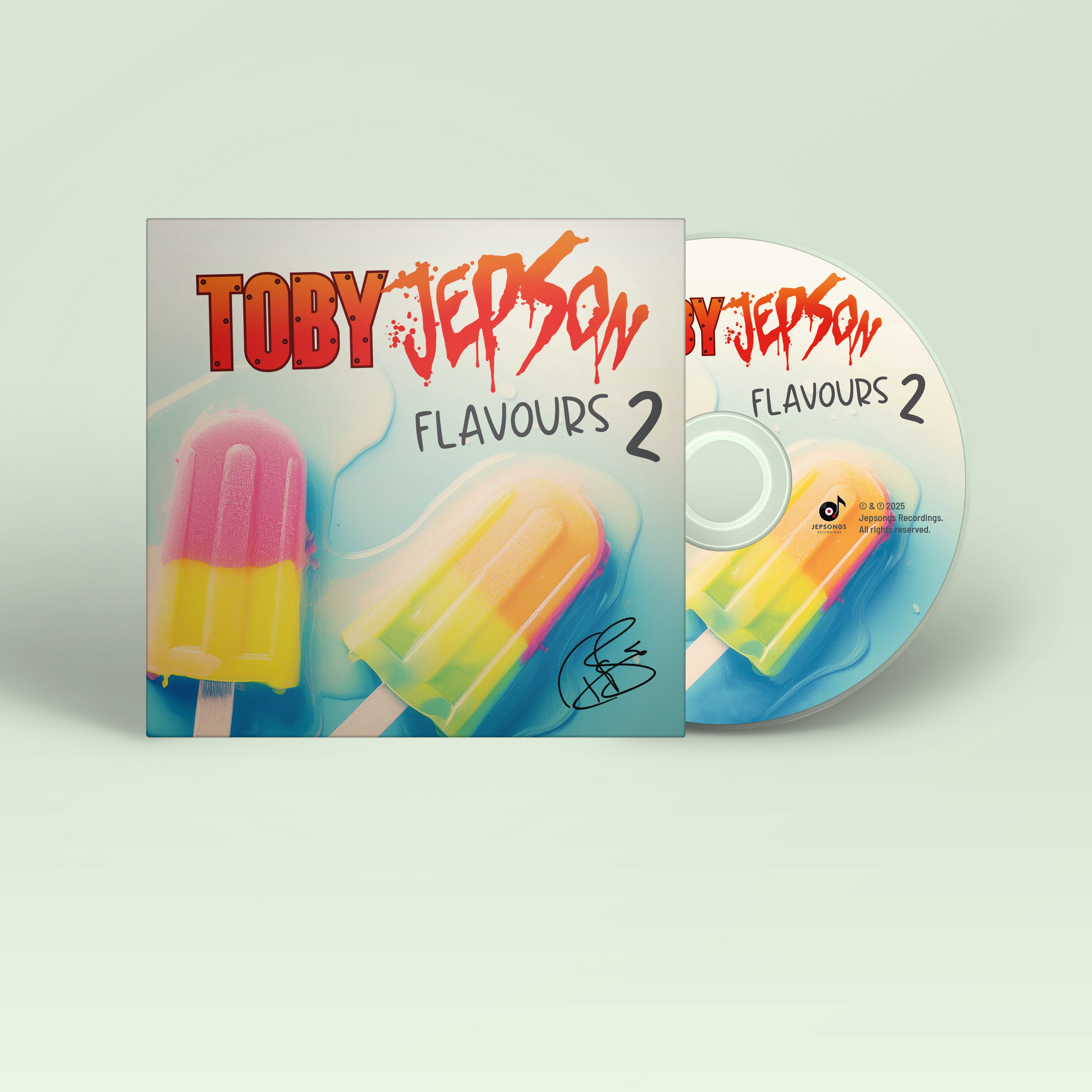Flavours 2 SIGNED CD + A4 POSTER - Toby Jepson (limited stock) – Toby Jepson Official Store