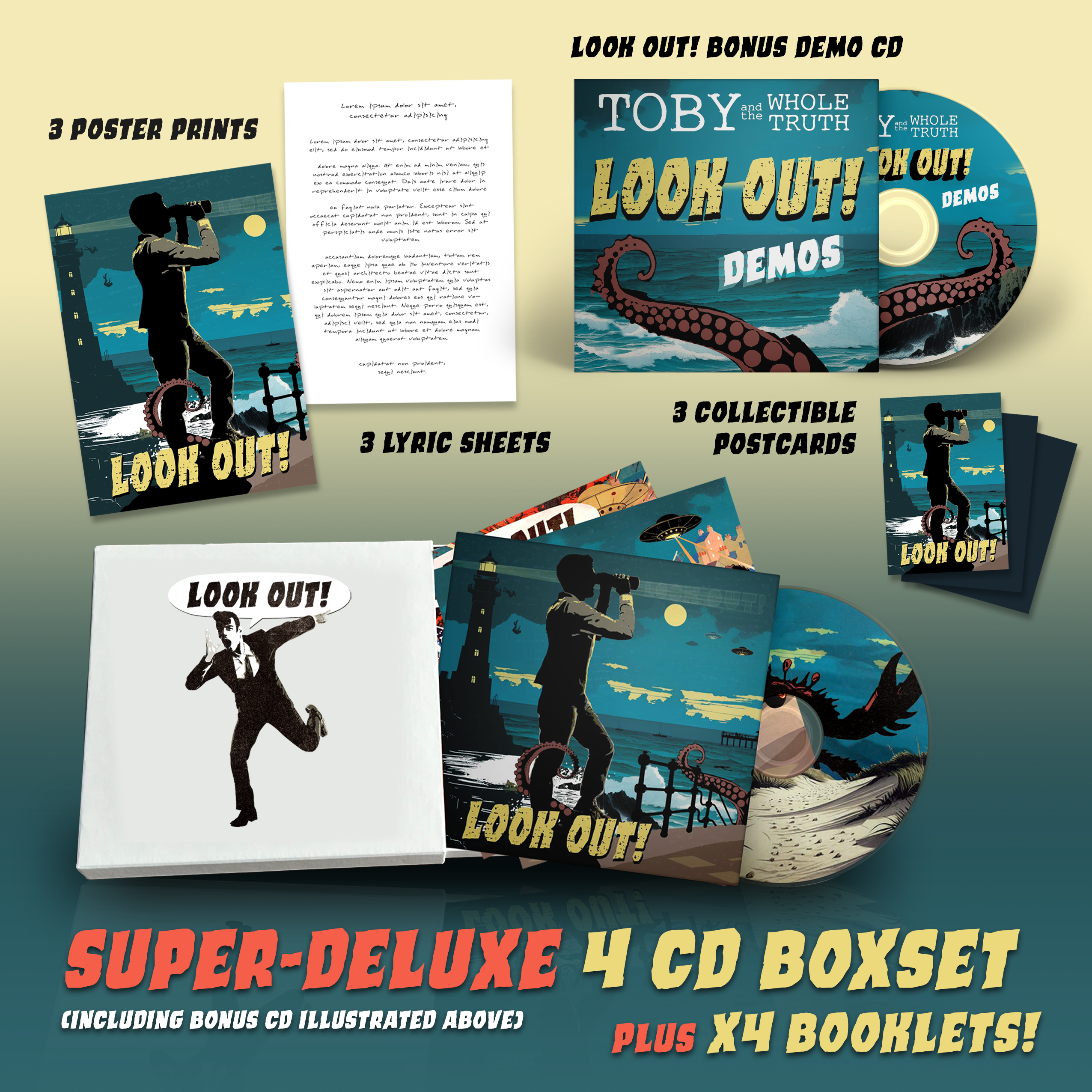 Look Out! CD Collector Box Set Bundle (limited edition) – Toby Jepson ...