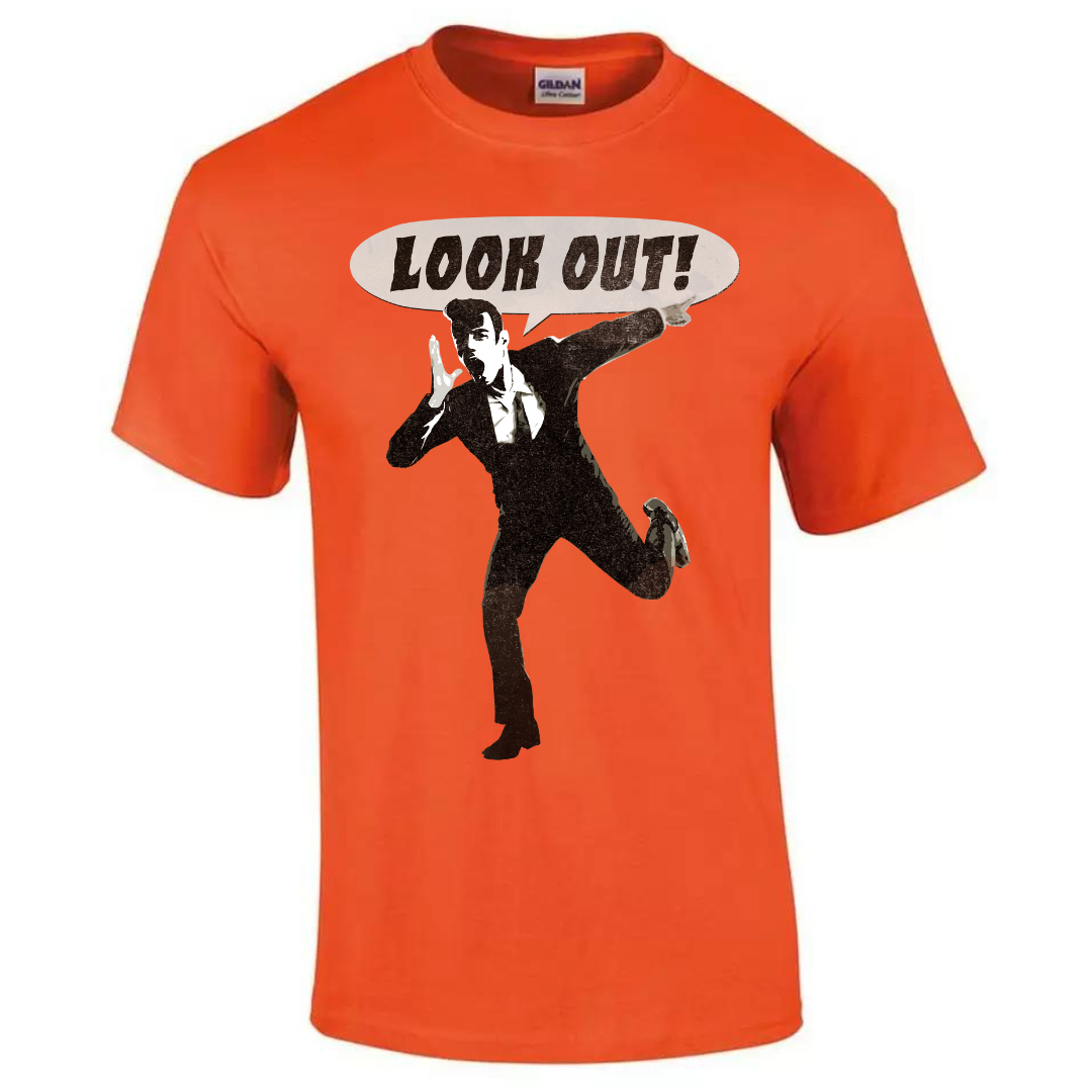 LOOK OUT! 'Running Man' T-shirt (store exclusive) – Toby Jepson ...